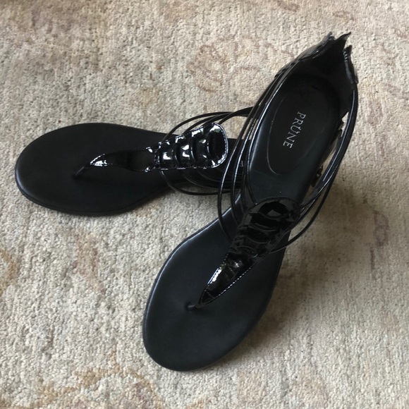 Prune | Shoes | Prne Gladiator Patent Leather Top Sandals | Poshmark